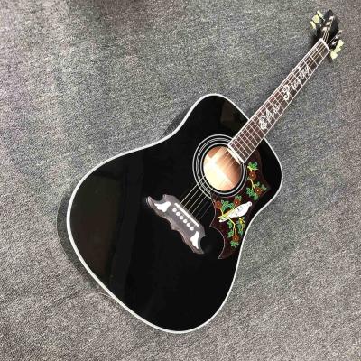 China 2021 Custom Grand Elvis Presley Dove Acoustic Guitar Spruce Top 21 Frets for sale
