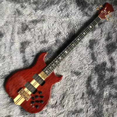 China Custom Grand ALEM Mark King Deluxe 4 String Neck Through Bass Mahogany Body Ebony Fingerboard 24 Fret for sale