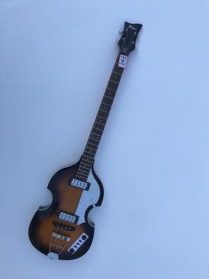 China Custom Flamed Tiger Top Maple Back Hofner HI-SERIES B-Bass 4 Strings Bass Guitar 22 Frets for sale