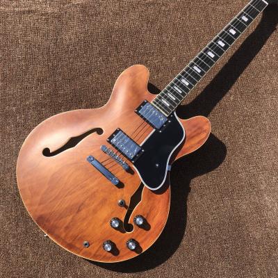China Custom Jazz Electric Guitar 22 Fret Mahogany Body Rosewood Fingerboard Chrome Hardware for sale