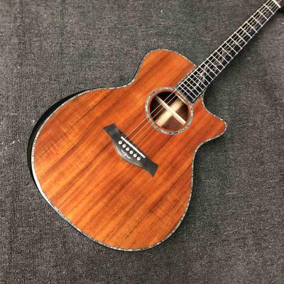 China Custom AAAAA Solid Koa Wood PS14 Acoustic Guitar 20 Fret Ebony Fingerboard Cocobolo Back Sides Acoustic Electric for sale