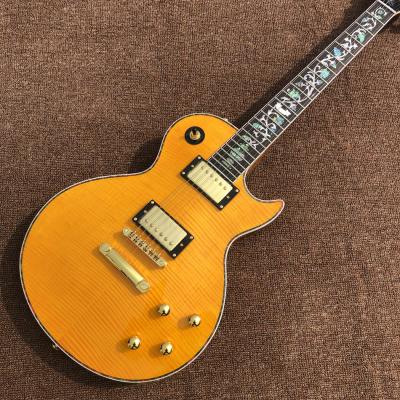 China Custom Electric Guitar 22 Fret Basswood Body Maple Neck Rosewood Fingerboard Gold Hardware OEM for sale