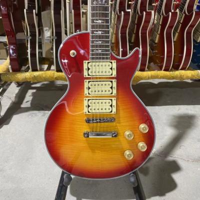 China Custom LP Style Electric Guitar Ace Frehley Cherryburst Humbucker Pickups Mahogany Body Rosewood Fingerboard 22 Frets for sale