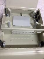 China Outdoor Iron 2 Door Telecom Cabinet with PLC Splitter and Pigtail Jumper-free Fiber Optic for sale