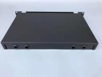 China Cold Rolled Plate 1U 24 Port SC SX FTTH Fiber Optic Patch Panel for 19 Inch Rock Mount for sale