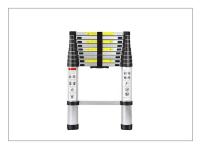 China Multi-Purpose 4.4M Aluminum Telescopic Ladder for Various Applications for sale