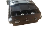 China FTTH PC/ABS Material Fiber Optic Splice Closure Joint for 12-288 Core Horizontal Type for sale