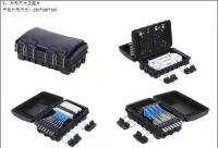 China 6 Port Horizontal Fiber Optic Enclosure for Aerial/Direct Burial/Duct Mounting System for sale