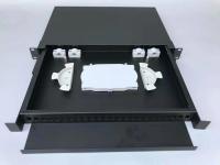 China 24 Port LC Fiber Optic Patch Panel Designed for Wall Mounting in Outdoor Settings for sale