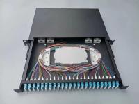 China 260*200*60 mm FTTH Distribution Fiber System 1U 96 Core LC SC Rack Mounted MPO MTP Fiber Optic Patch Panel ODF for sale