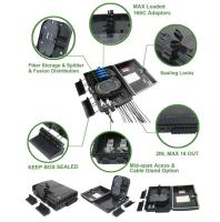 China 16 Fibers Optical Splice Closure Joint Box for Distribution Box FTTH Fibre Termination for sale