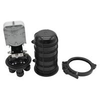 China 7 Branch 96/144 Core Wall Mount Pole Fiber Optic Junction Box with Heatshrinkable Seal for sale
