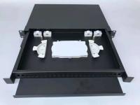 China Telecom Communication Optical Fiber Terminal Box Fully Equipped with Mpo To Lc Cassette for sale