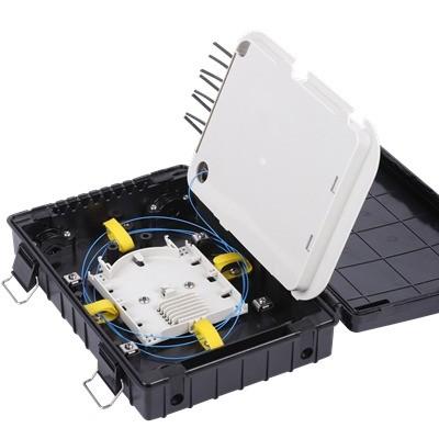 China 3 Time Telecommunication Plastic 8 Cores Distribution Box for Fiber Optic Installation for sale