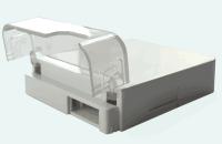 China 100.5*85*29mm Telecommunication 4 ports Fiber Optic Faceplate Terminal Junction Box for sale