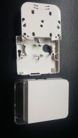 China 100.5*85*29mm Telecommunication 4 ports Fiber Optic Faceplate Terminal Junction Box for sale