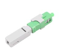 China FTTH SC APC Fast Connector Assembly for Low Signal Loss Fiber Optic Field Installation for sale