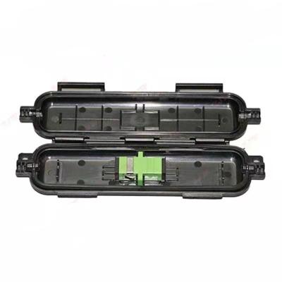 China Waterproof FTTH Fiber Optic Drop Cable Terminal Box with Simplex SC Connector Type for sale