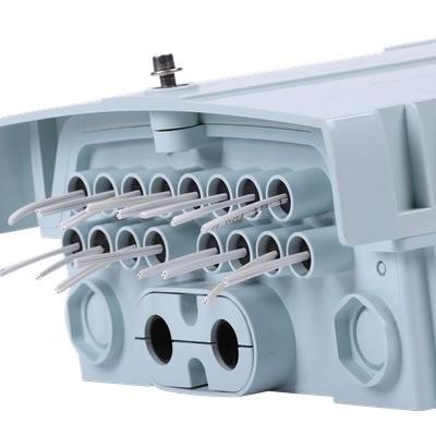 China FTTX ODB NAP FTTH 16 Ways IP65 Waterproof Cable Splitter Box with PC ABS Material for sale
