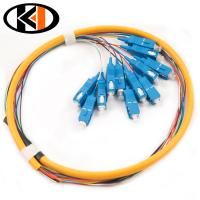 China 1.5m SC/UPC or SC/APC Single Core Optical Fiber Pigtail with Insertion Loss ≤0.3dB for sale