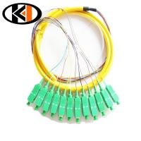 China 1.5m SC/UPC or SC/APC Single Core Optical Fiber Pigtail with Insertion Loss ≤0.3dB for sale