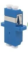 China Multimode LC/UPC to LC/UPC Singlemode Fiber Optic Adapter Coupler with Low IL 0.3db for sale
