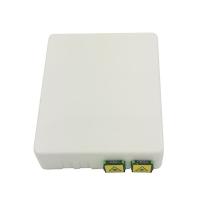 China Wall Mounted FTTH Mini Fiber Optic Socket Panel Box with 2 Ports and SC/APC Pigtail for sale