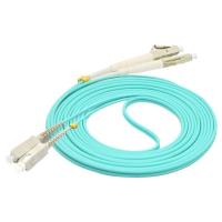 China LC Connector Fiber Optic Patch Cord for Multimode Fiber Types and Data Transmission for sale