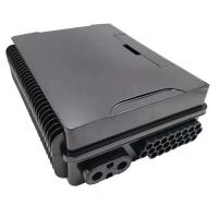 China Mini PLC Splitter Fiber Distribution Box 32/48 Core ABS NAP IP68 2PCS 1X16 or 48 Adaptor for sale