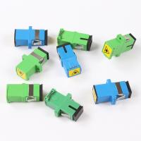 China SC APC SC UPC SX One-piecer Fiber Optic Adapter Without Flange for Signal Transmission for sale