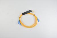 China 1x2 4 8 16 box PLC G657A1 0.9mm SCUPC Tapered Fiber Optic PLC Splitter for Directivity dB ≥55 for sale