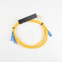 China 1x2 4 8 16 box PLC G657A1 0.9mm SCUPC Tapered Fiber Optic PLC Splitter for Directivity dB ≥55 for sale