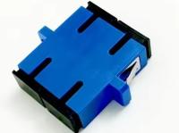 China SC Fiber Optic Adapter Single Mode Duplex Optical Adaptors with Shutter SC Connector for sale