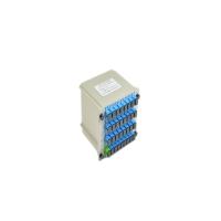 China 1*16 1*32 SC Connector LGX PLC Cassette PLC Splitter Fiber Type G657 or customized 3 Time for sale