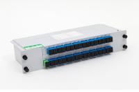 China 1*16 1*32 SC Connector LGX PLC Cassette PLC Splitter Fiber Type G657 or customized 3 Time for sale
