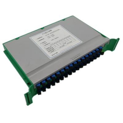 China Single Mode SC LC FC ST UPC APC Fiber Optic PLC Splitter with Directivity dB ≥55 for sale