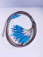 China SC UPC Single Mode 1.5M Simplex Fiber Optic Pigtail for Wide Temperature Range -40-70°C for sale