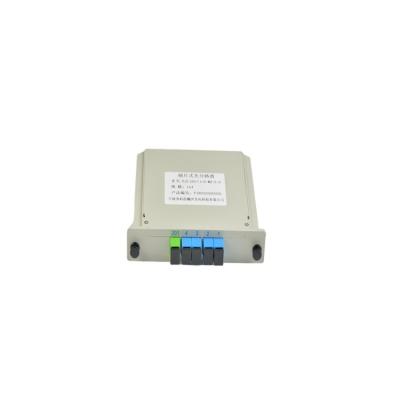 China Temperature Stability Low PDL Fiber Cassette Module 1*4 with SC FC LC ST Connector Type for sale
