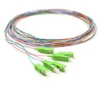 China Outlet 0.9mm LSZH Fiber Optic Pigtails 12Cords 1.5 2.0 3.0 Insertion Loss ≤0.3dB 3 for sale