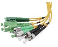 China Telecommunication Fiber Optic Printer Jumper with SC-SC Connectors and Tail Cable for sale