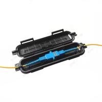 China 3 Time Drop Optical Fiber Protection Box with Waterproof Protected Box and SC Adapter Type for sale