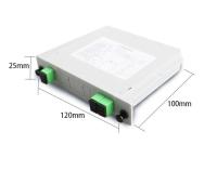China Customized G657 Fiber Type 2x1 Card Splitter 1*2 for 4G Network Fiber Optic Cabinet for sale