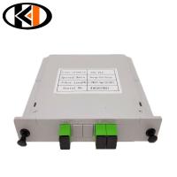 China ODF 1-2 Fiber SC APC Plug-in Cassette PLC Splitter 1-2 with 2/4/6/8/16/32/64 Fibers for sale