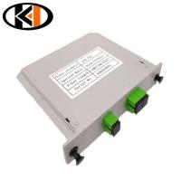 China ODF 1-2 Fiber SC APC Plug-in Cassette PLC Splitter 1-2 with 2/4/6/8/16/32/64 Fibers for sale