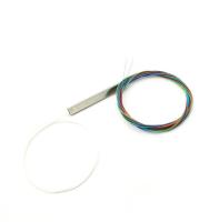 China 1260-1650nm Operating Wavelength Fiber Optic PLC Splitter 1x9 for Unbalanced Network for sale