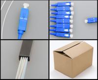 China 1260-1650nm Operating Wavelength Fiber Optic PLC Splitter 1x9 for Unbalanced Network for sale