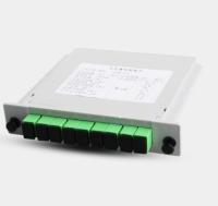 China 1 to 8 PLC Splitter with SC FC LC ST Connector Type G657A Fiber Type at Affordable for sale