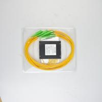 China 1260-1650nm 1*2 1*4 1*8 1*16 1*32 1*64 FTTH Optical Fiber PLC Splitter Cassette Type SC Connectors for sale