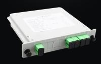 China 3G Network PLC Splitter 1x4 SC UPC with Operating Wavelength 1260-1650nm in FTTH Box for sale