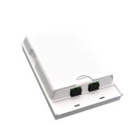 China 2 Port Splitter Fiber Optic Terminal Box for Normal Cable Entries Easy Installation for sale
